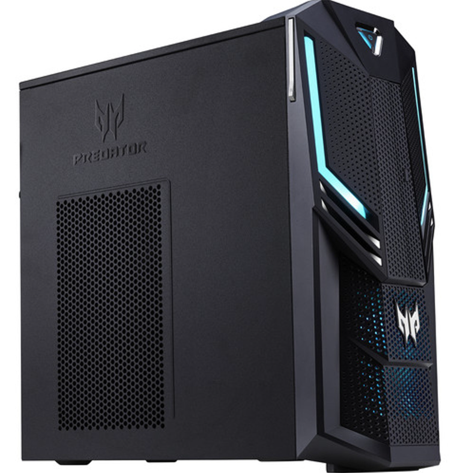 Acer Predator Desktop P03-640 Intel i7 16GB Ram 512 GB SSD RTX 2060 ...