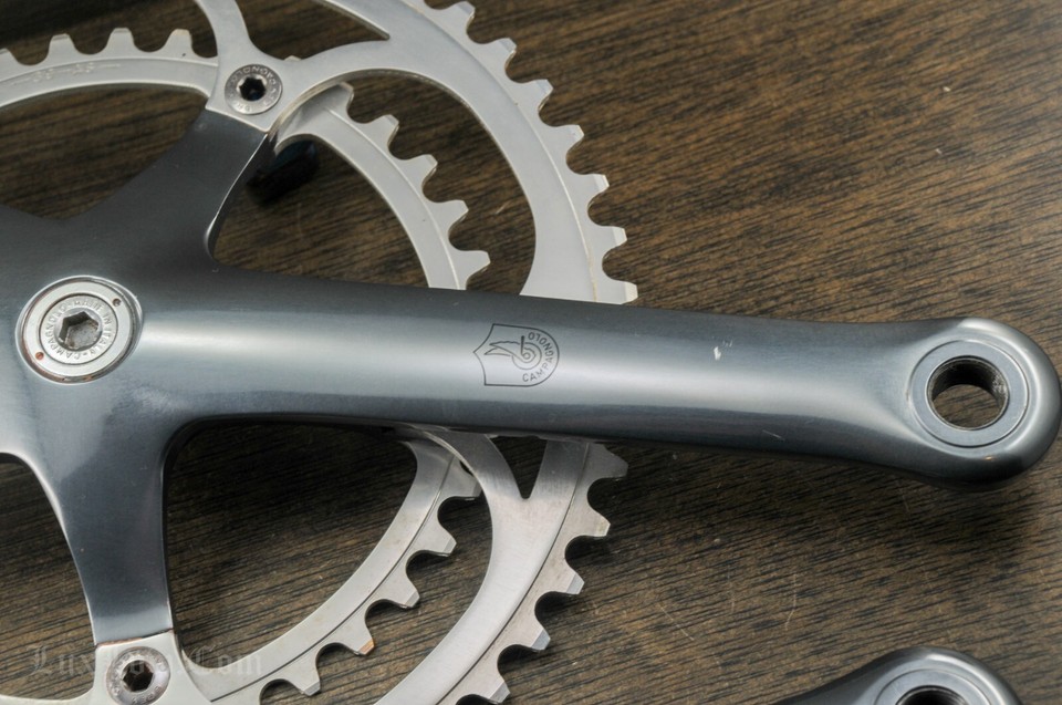 NOS Vintage Campagnolo C Record Road Bike 172.5mm CRANKS Century Finish ...