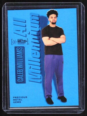 2023 SKYBOX METAL UNIVERSE PRECIOUS METAL GEMS PMG CALEB WILLIAMS RC 13 ...