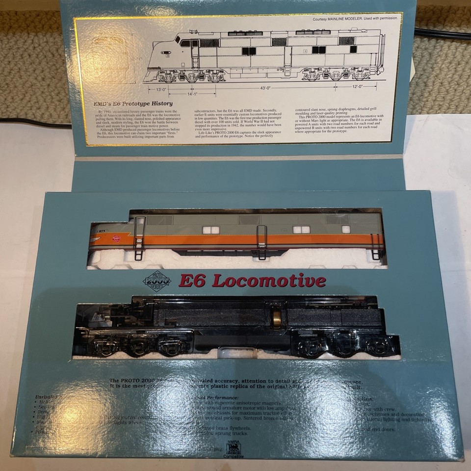 HO Scale Proto 2000 E6 Locomotive Milwaukee Road new with box | eBay