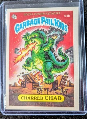 Garbage Pail Kids 40th Anniversary 54b charred Chad (OS2) BuyBack 1/2 ...