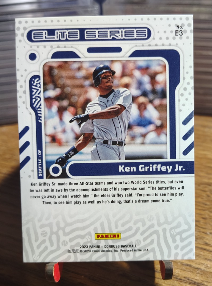2023 DONRUSS - ELITE SERIES 404/999 KEN GRIFFEY JR. SEATTLE MARINERS # ...