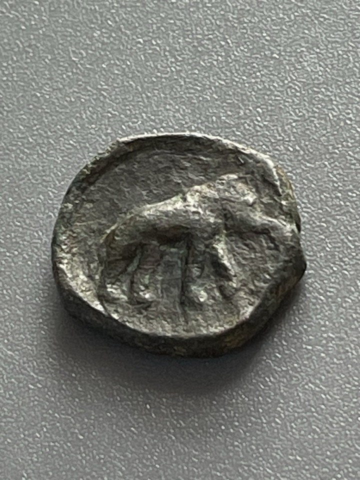 Ancient India Billon small coin with elephant Weight 2.41 gram 15 mm | eBay