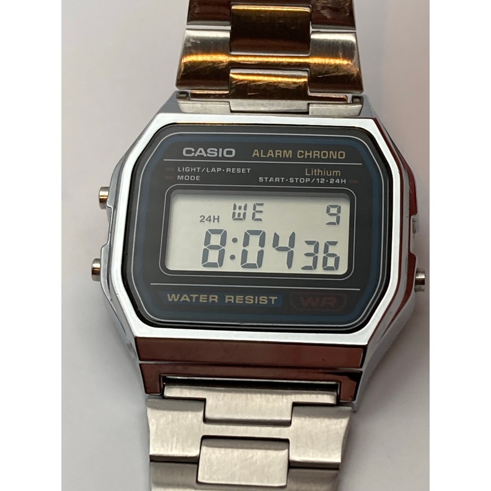 Casio Alarm Chrono Mens Multifunction Watch 33mm Adjustable Band Day ...