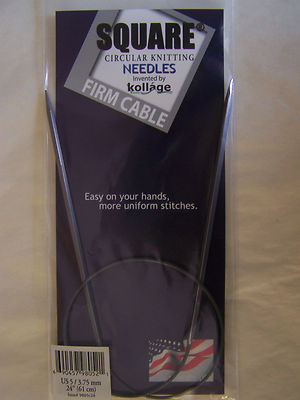 Kollage Square Circular Knitting Needles 32" FIRM | eBay