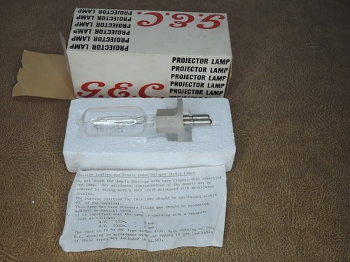 G.E.C. Projector Lamp CP/39 650 Watt 240 Volt England | eBay Australia