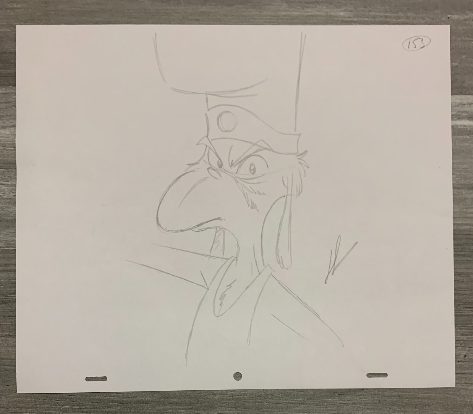 2019 Netflix GREEN EGGS AND HAM Animation Drawing SIGNED Len Simon #153 ...
