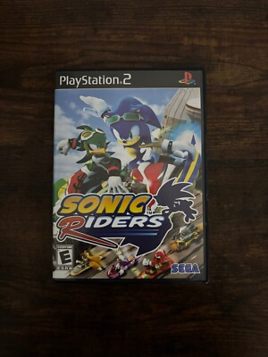 Sonic Riders PS2 Sony PlayStation 2 CIB Complete Black Label With ...
