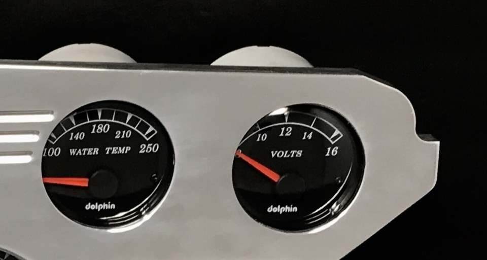 1955 1956 1957 1958 1959 Chevy Truck 5 Gauge GPS Dash Cluster Rear ...