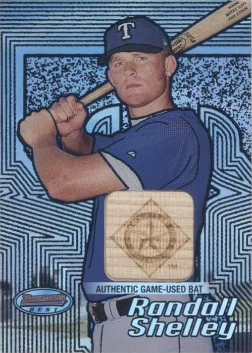 2002 Bowman's Best - Bat Randall Shelley #157 Blue (MEM, RC) for sale ...