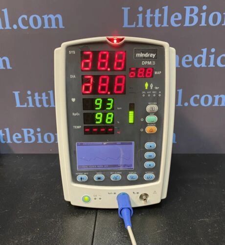 Mindray DPM3 with SpO2,Temp,NIBP and PRINTER Needs Minor Repair | eBay