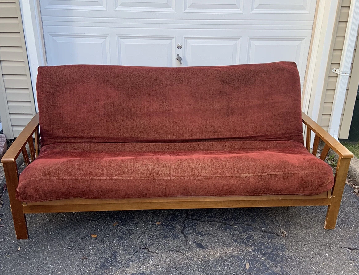 Red Futon Sofa Bed | Baci Living Room