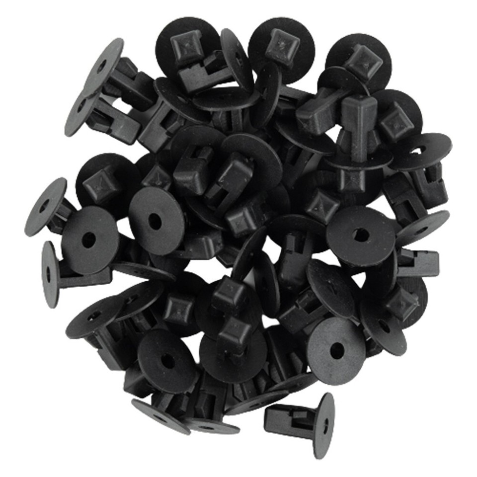 50Fastener Nylon Nut Fender Liner Screw Grommets For Toyota Retainer ...