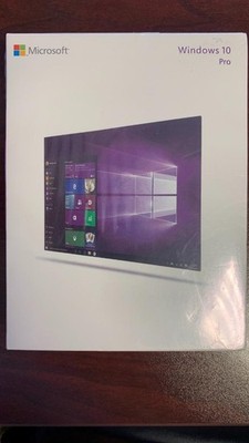 OEM Physical Copy Sealed Microsoft Windows 10 Pro 32/64 Bit Flash Drive ...