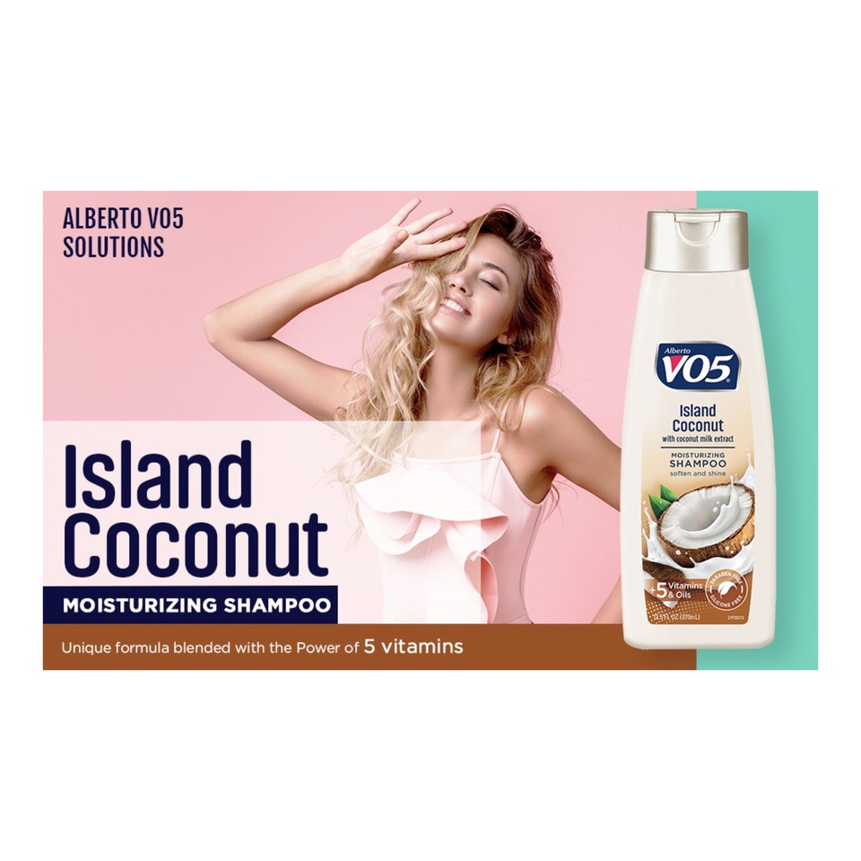Alberto VO5 Island w/ Coconut Extract Moisturizing Shampoo, 12.5 oz | eBay