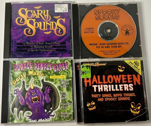 Spooky Sounds of Halloween Howls Chilling Music Sound Effects Lot Of 4 ...