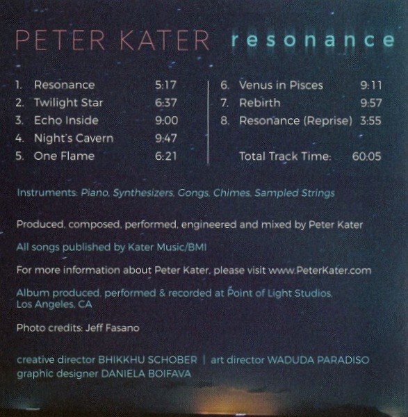 Resonance by Peter Kater (CD 2016, New Earth Records) New Sealed Ships 1st Class 714266314527 | eBay