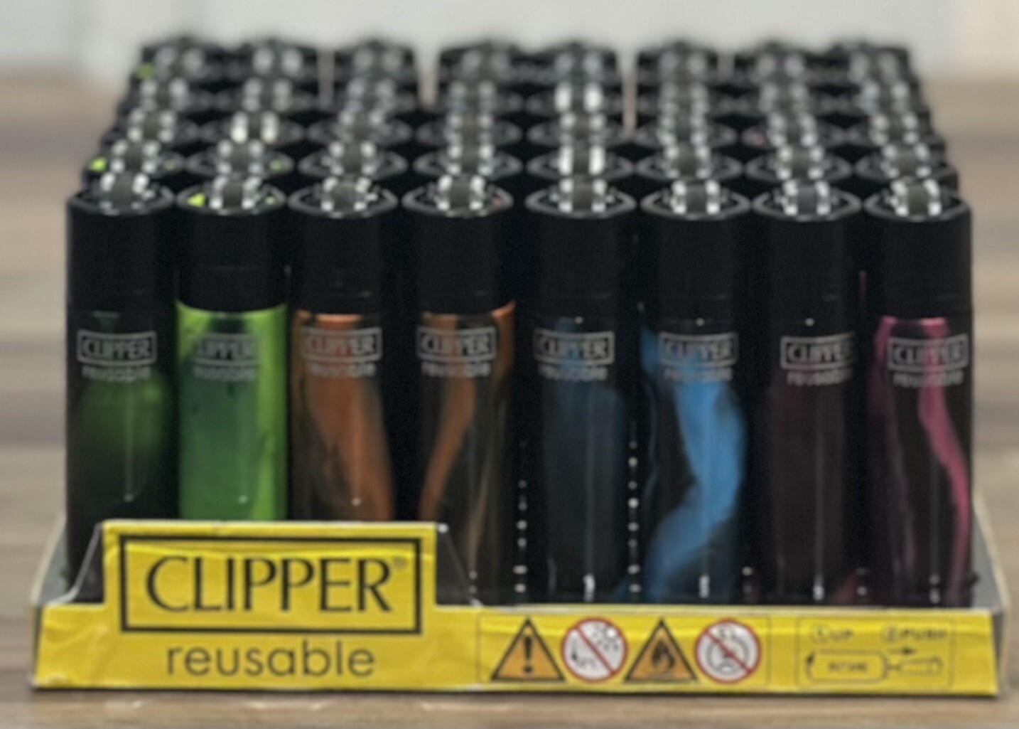 4 x CLIPPER LIGHTERS MIX DESIGNS NEBULA, CRYSTAL & GRADIENT | eBay UK