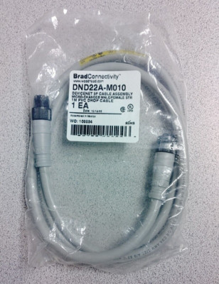 BRAD HARRISON WOODHEAD DND22A-M010 DEVICENET 5P CABLE MICRO CONNECTOR 1m NEW!! | eBay