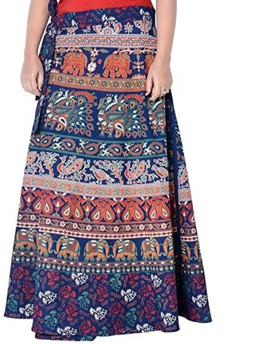 Indian Rapron Warp Skirt Elephant Mandala Hippie Bohemia Long Around ...