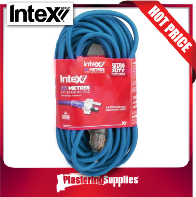 Intex Power Extension Lead 20m 15amp-10Amp Plug and Socket Industrial ...