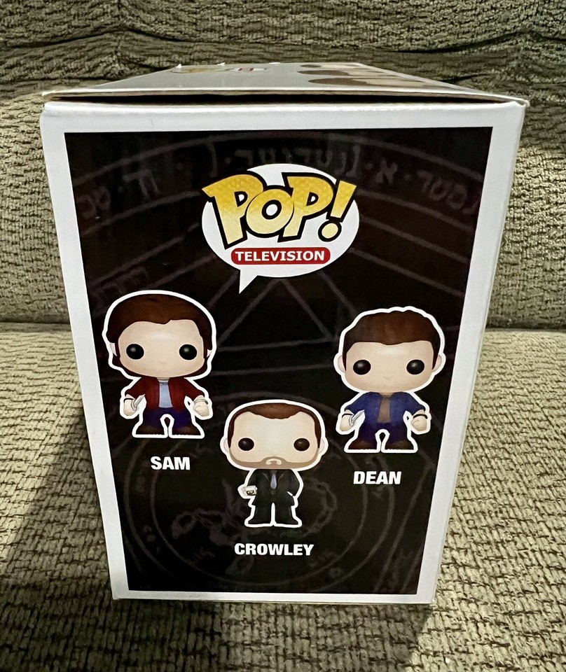 Funko Pop Sam Dean Crowley NYCC Bloody Metallic Signed JSA Only 175 ...
