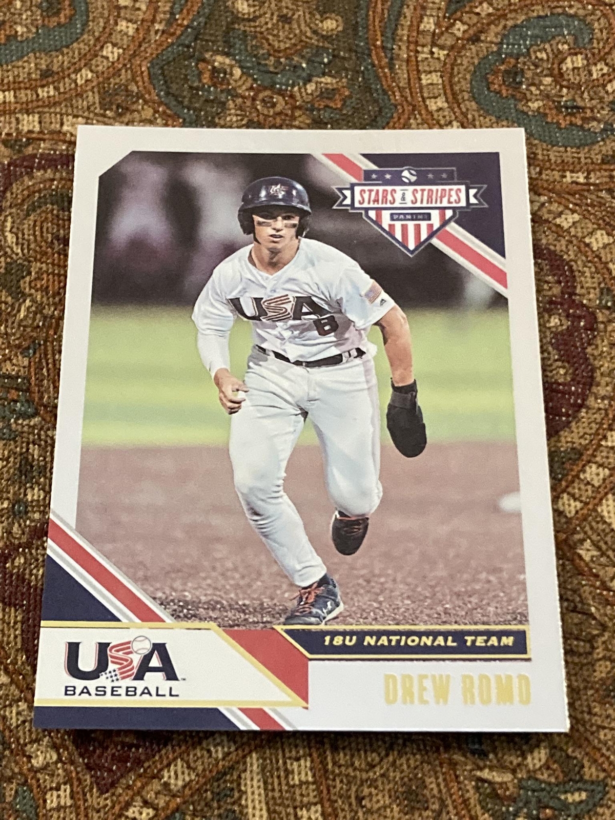2020 Panini USA Baseball Stars & Stripes #81 Drew Romo | eBay