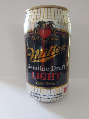 Miller Genuine Draft Light Beer Can | eBay