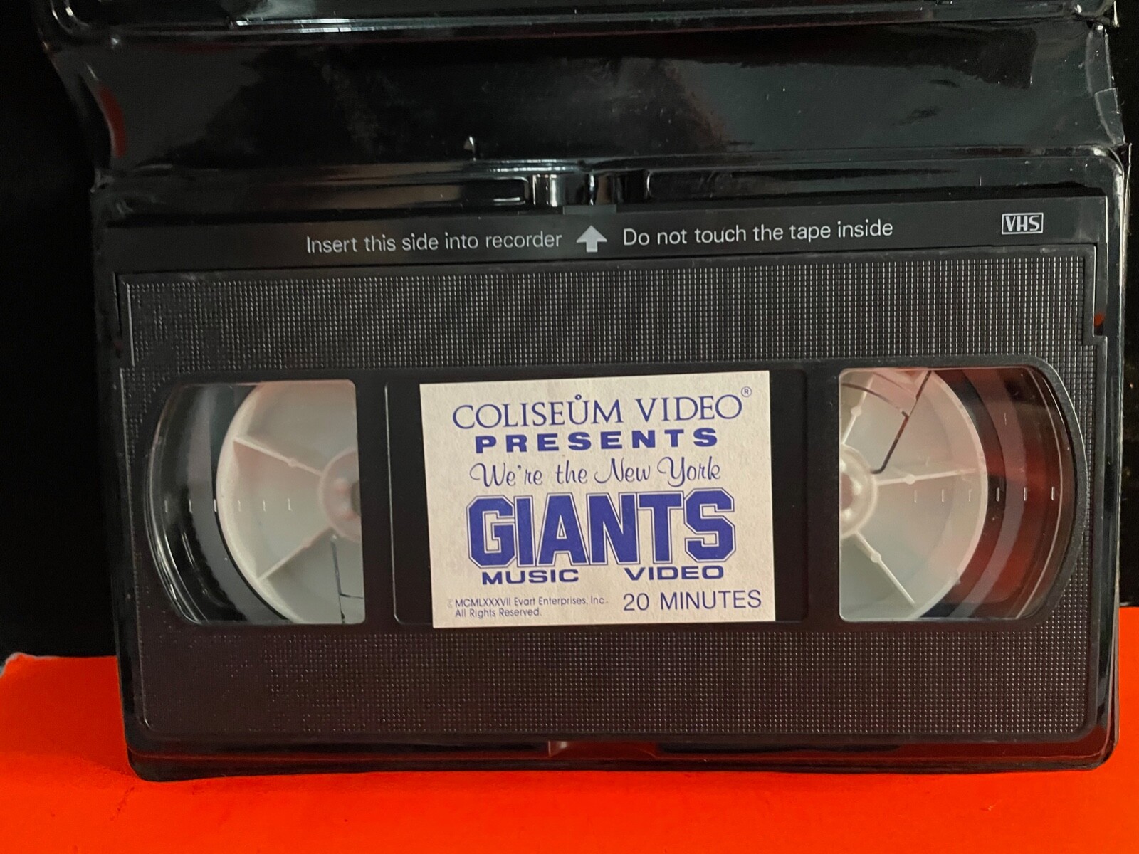WE'RE THE NEW YORK NY GIANTS MUSIC VIDEO VHS 80'S RAP HIP-HOP NFL | eBay