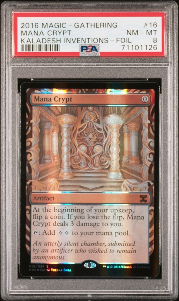 Mana Crypt & Mana Vault Masterpiece Series: Kaladesh Inventions Foil ...