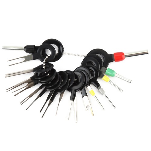 18Pcs Car Wire Harness Plug Terminal Extractor Pick Connector Crimp Pin ...