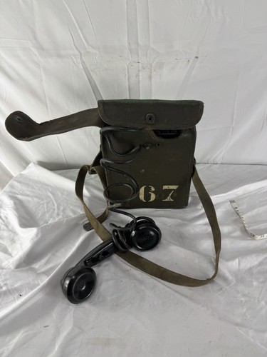 WW2 US Army EE-8-B Field Phone In Working Condition | eBay