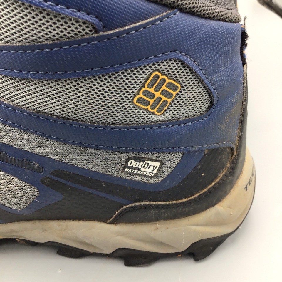 Columbia Hiking Boots Techlite OutDry Mens Size 11. Blue/Gray YM0750-021. | eBay