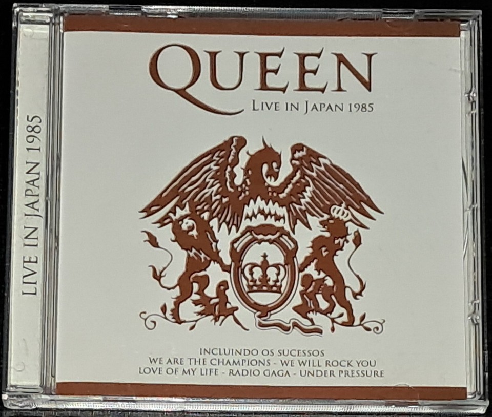 QUEEN LIVE CD FREDDIE MERCURY WE WILL ROCK YOU WE ARE THE CHAMPIONS ...