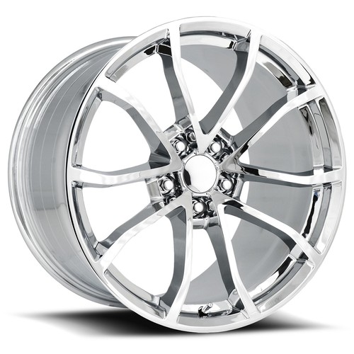 C6 CORVETTE CUP REPLICA CHROME WHEELS for C6-C7 Z06 & GS, 19x10/20x12 ...