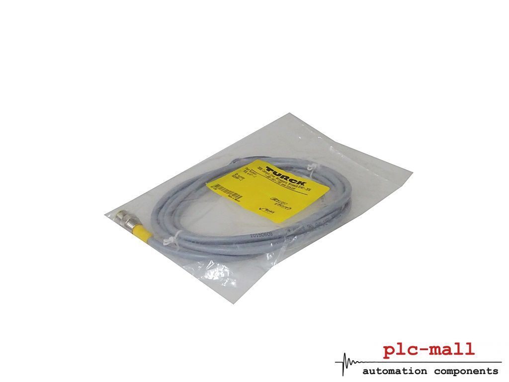 RS4.6T-2 - Turck Eurofast 6-Wire 6-Pin Straight Male Connector 2 meter ...