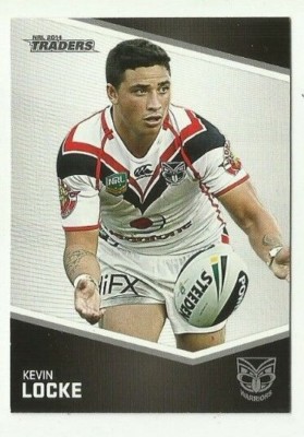2014 NRL Traders NEW ZEALAND WARRIORS KEVIN LOCKE COMMON # 161 CARD ESP ...