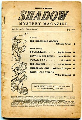 PULP: Shadow Mystery Magazine British Pulp July 1955- Talmage Powell ...