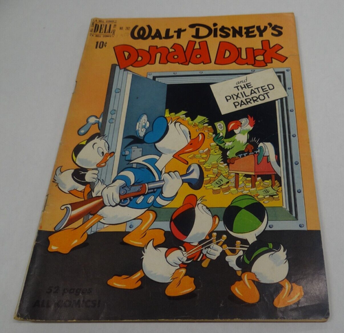 Four Color #282 VG Donald Duck and The Pixilated Parrot 1950 Disney ...
