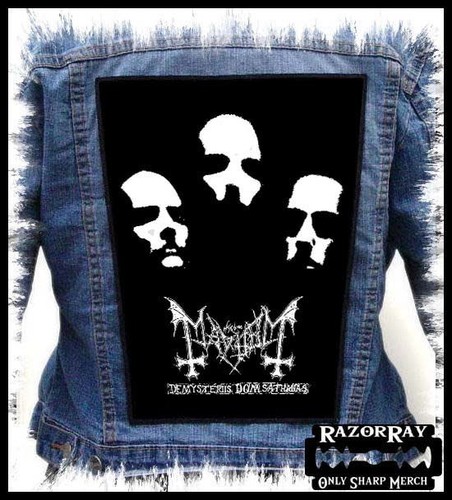MAYHEM --- Backpatch Back Patch / Darkthrone Emperor Satyricon Immortal ...