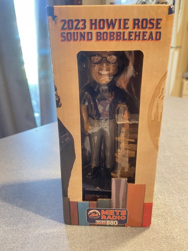 2023 SGA Howie Rose Sound Talking Bobblehead Put It In Books Mets Radio ...
