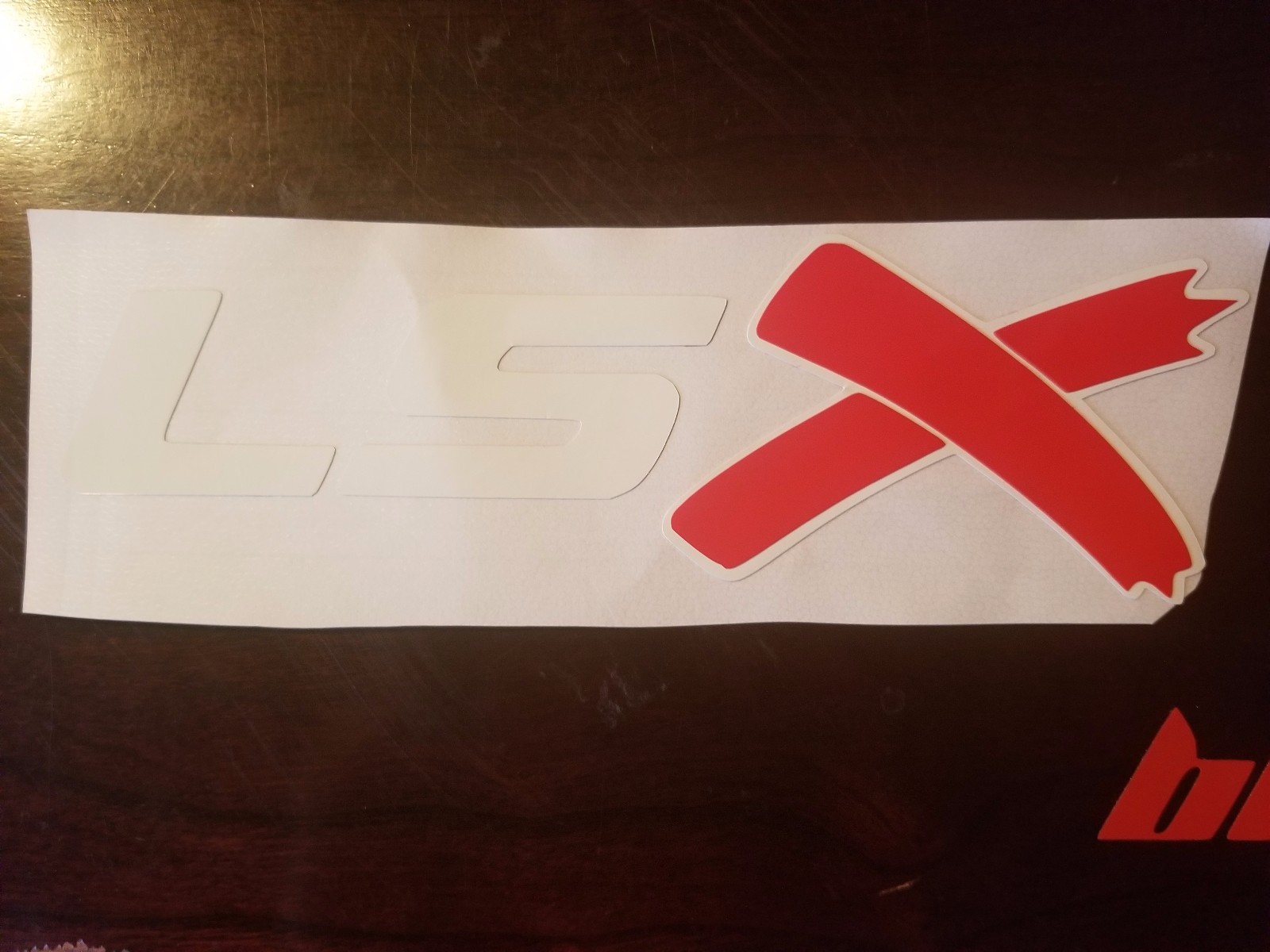 LSX Sticker decal LS X for GM SS camaro corvette chevy black red or ...