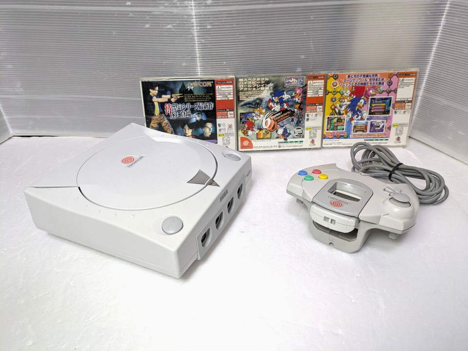 SEGA Dreamcast Console Visual Memory Sonic Adventure Biohazard Japan | eBay