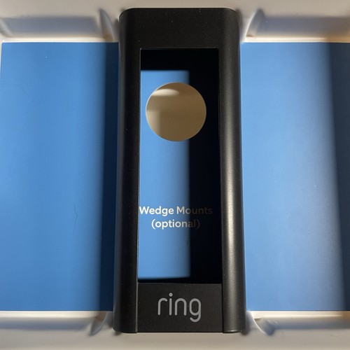 Ring Video Doorbell Pro Satin Black OEM Replacement New Faceplate Cover ...