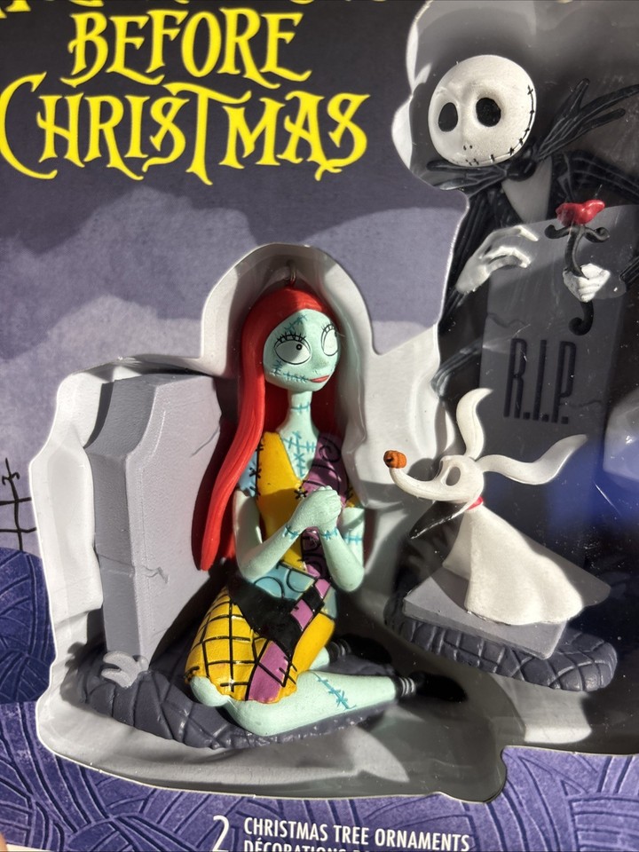 Nightmare Before Christmas Hallmark Ornament Set vhs Box Sealed FREE ...