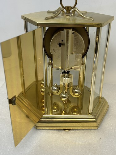 Vintage Kundo Quartz Anniversary Clock – Gold Tone, Rotating Pendulum ...