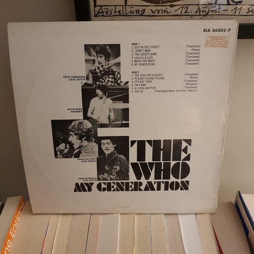 THE WHO my Generation MONO PROMO 1965 LP NEAR MINT EXTREMELY RARE DECCA ...