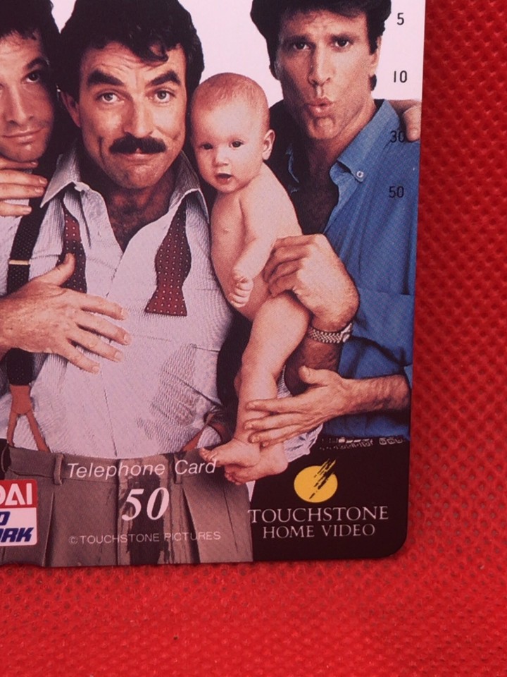 Three Men and a Baby Movie 1987 Telephone card Japan TOM SELLECK TED ...