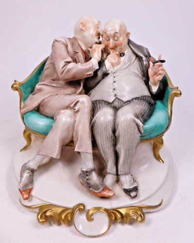 CAPODIMONTE FIGURE "THE GOSSIPS" GIUSEPPE CAPPE c.1950's | eBay