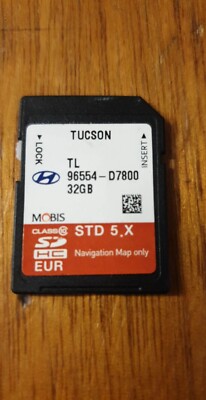 Genuine Hyundai Tucson Satellite Navigation SAT NAV SD Card 96554 D7800 ...